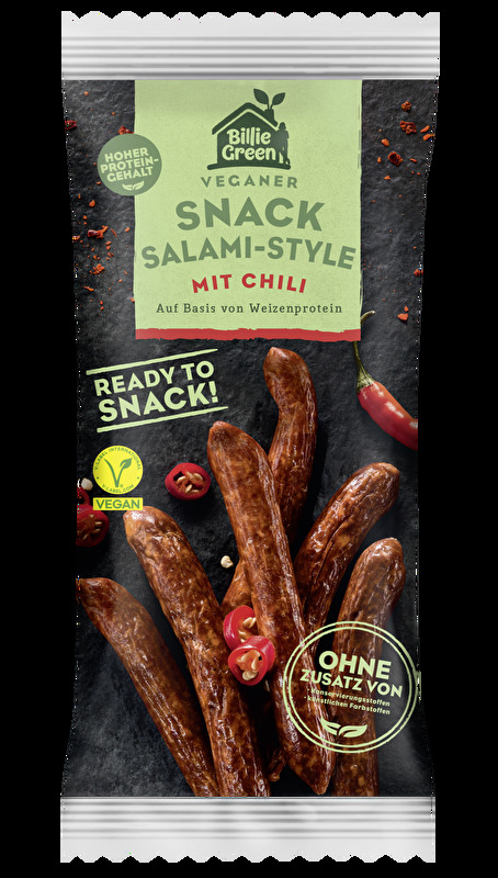 Billie Green - Snack Salami-Style mit Chili | kokku - Dein veganer ...