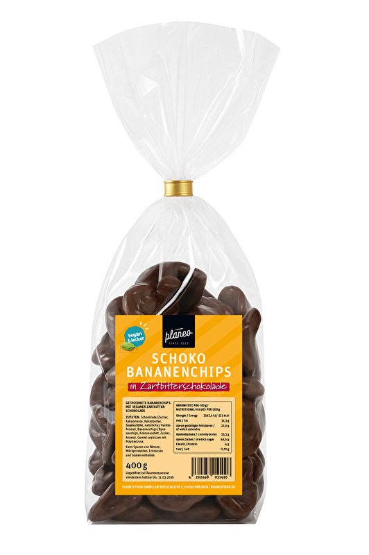 planeo - Schoko Bananenchips | jetzt günstig und schnell bei kokku kaufen