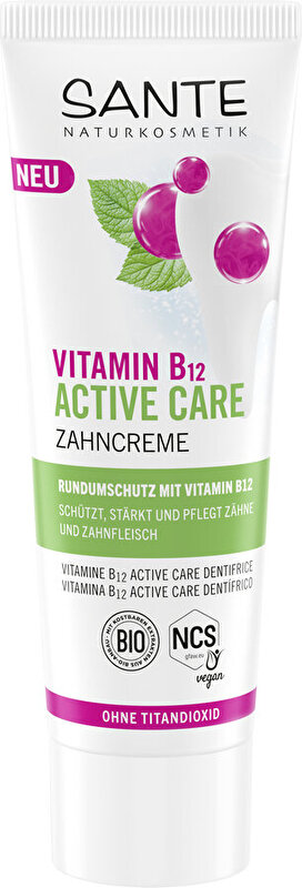 Sante - Zahncreme Vitamin B12* Active Care mit Fluorid | jetzt günstig ...